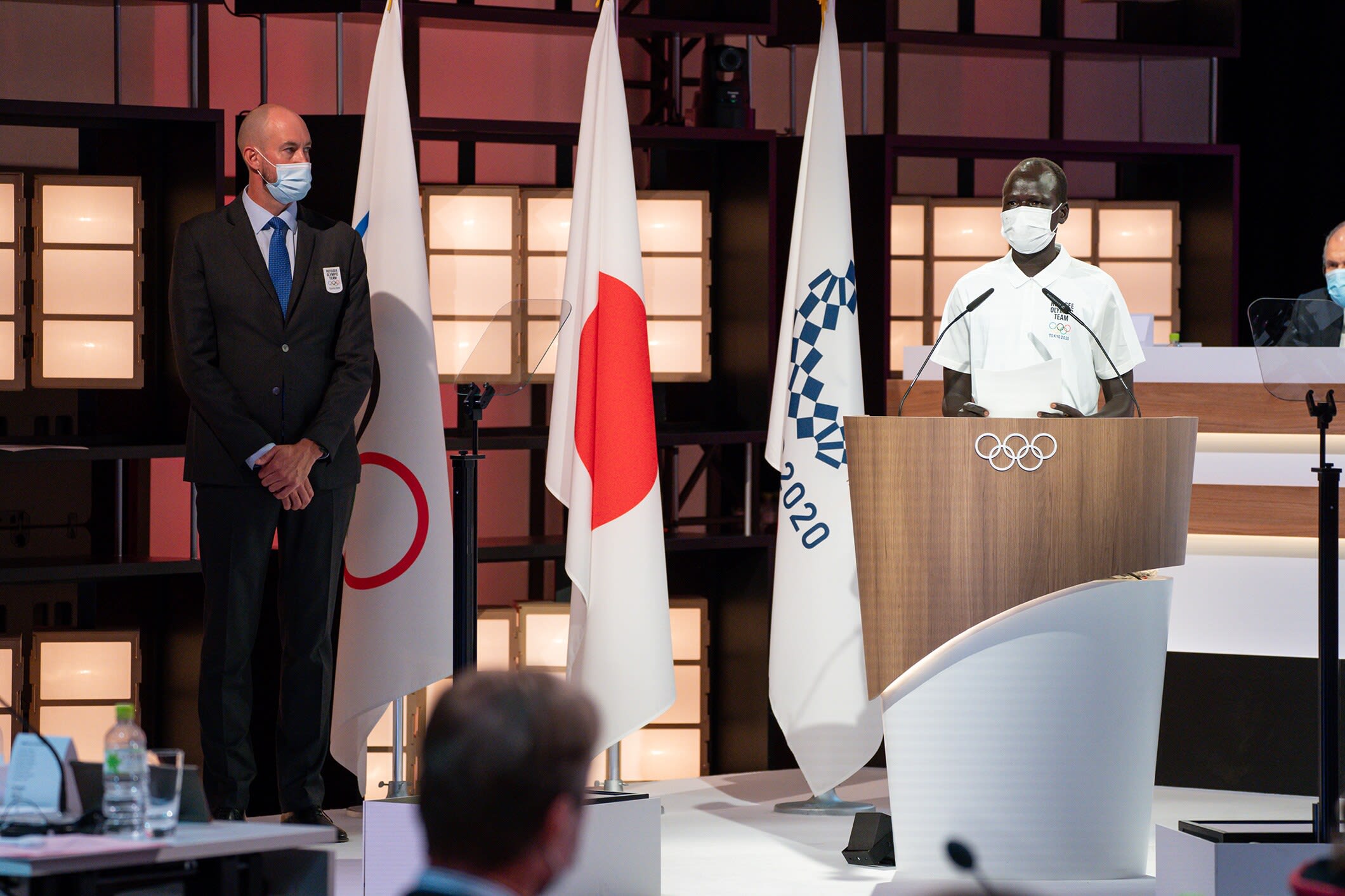 IOC Session welcomes Refugee Olympic Team Tokyo 2020 - Olympic News
