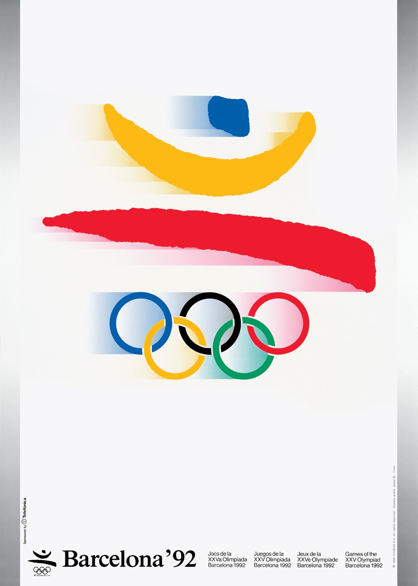Barcelona 1992 Olympic logo, poster design & look of the games