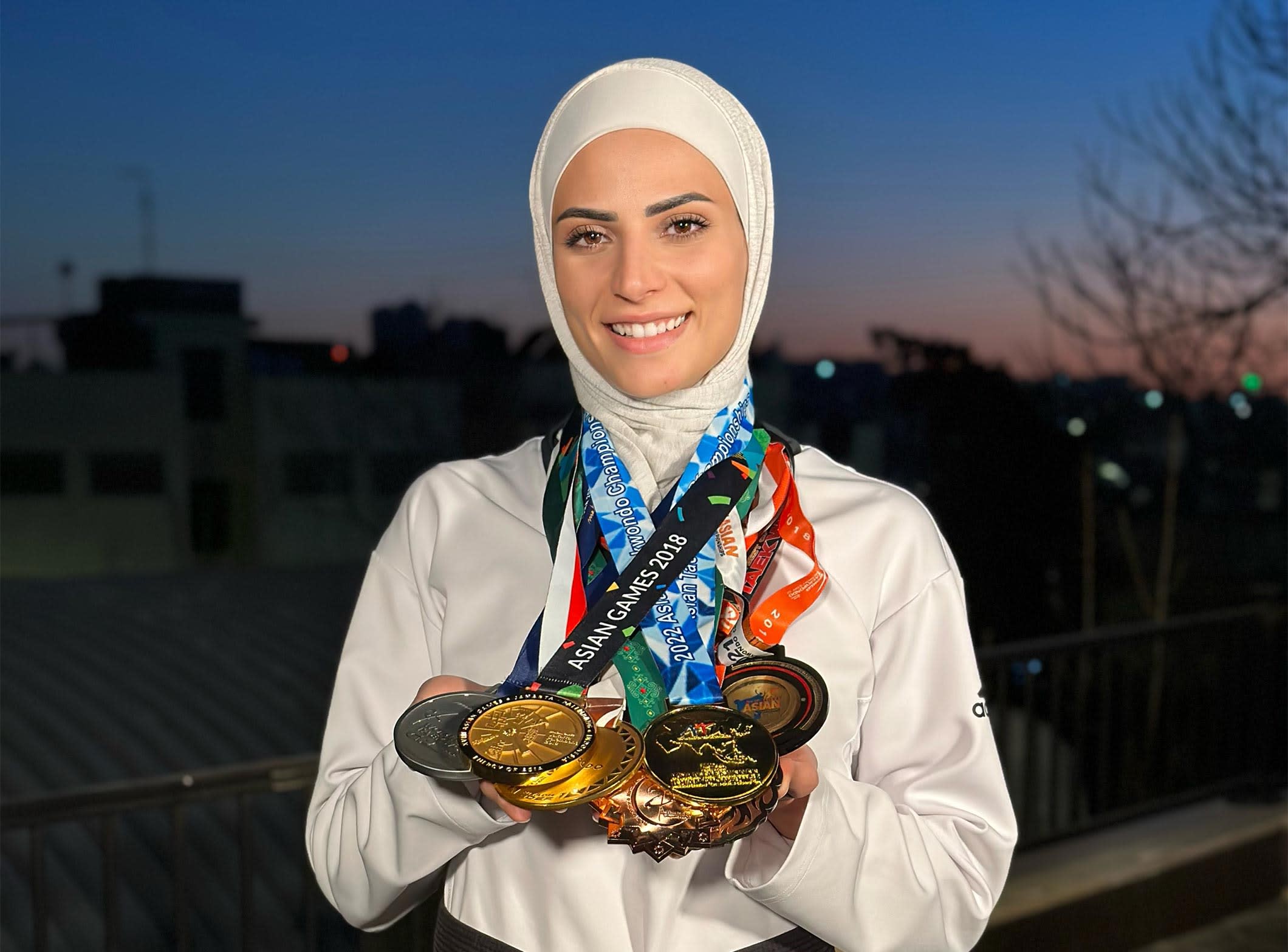 La taekwondoïste jordanienne Julyana Al−Sadeq déterminée à aller plus loin aux Jeux de Paris 2024