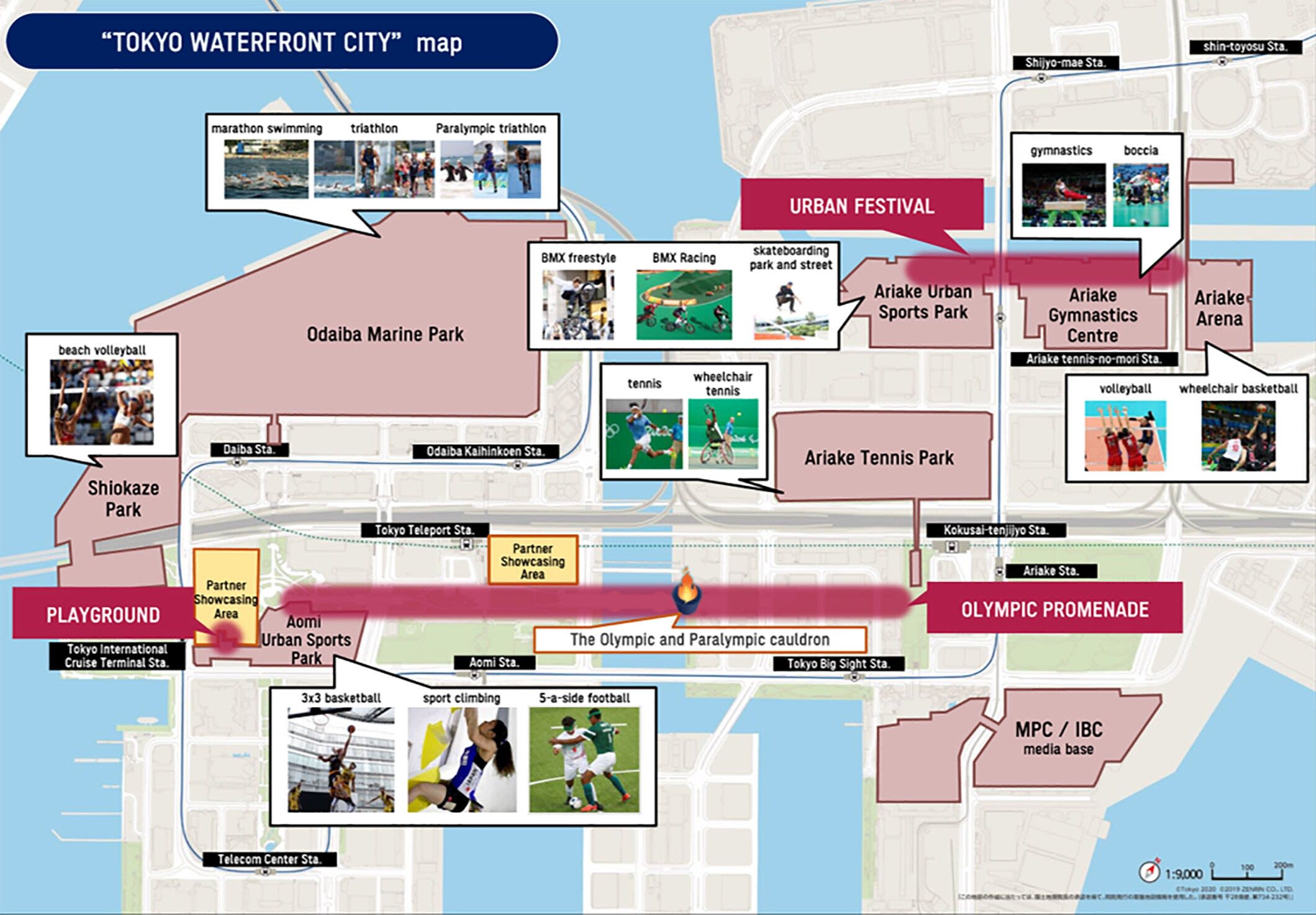 Tokyo 2020 takes sport to the people with “Tokyo Waterfront City ...