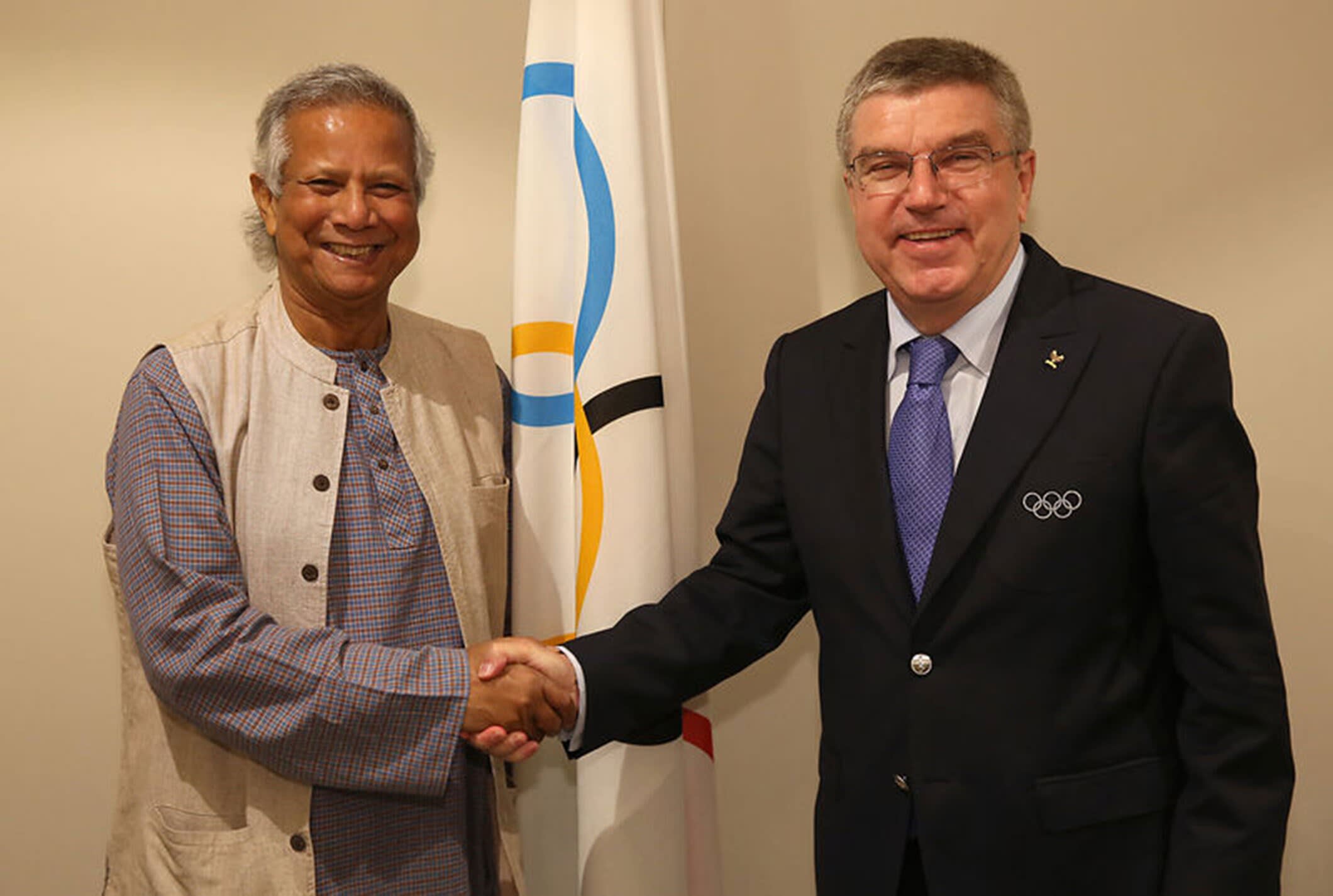Professor Muhammad Yunus invites Olympic Movement to promote ...