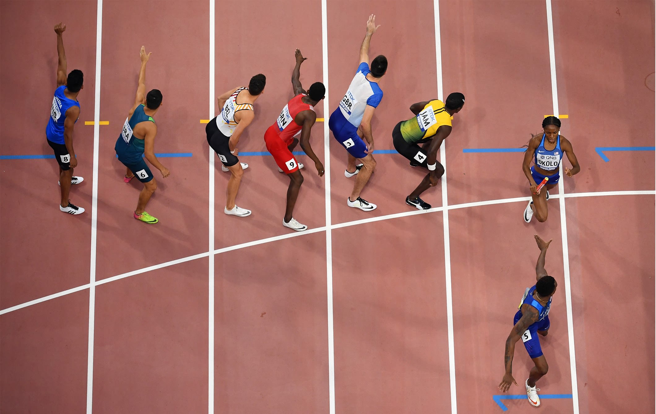 Tactics at the fore in athletics mixed relay - Olympic News