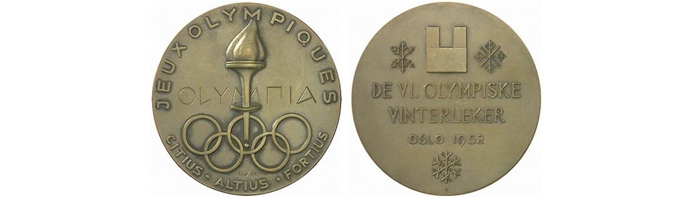 Oslo 1952 Olympic Medals - Design, History & Photos