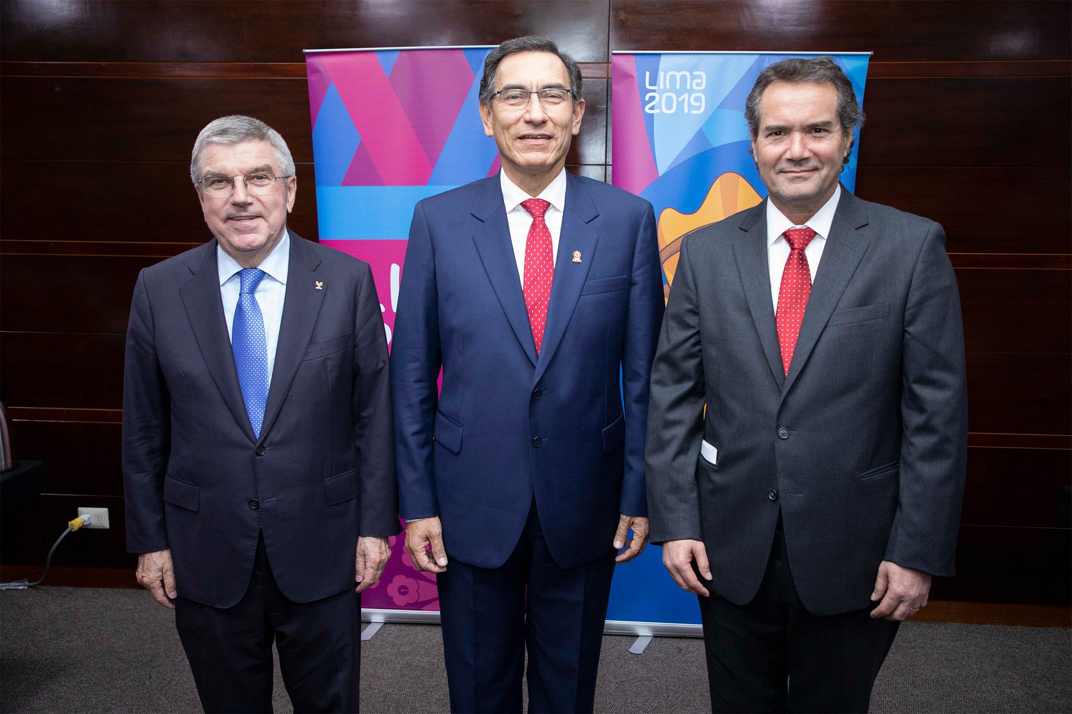 IOC President at the opening of the XVIII Pan-American Games in Lima ...