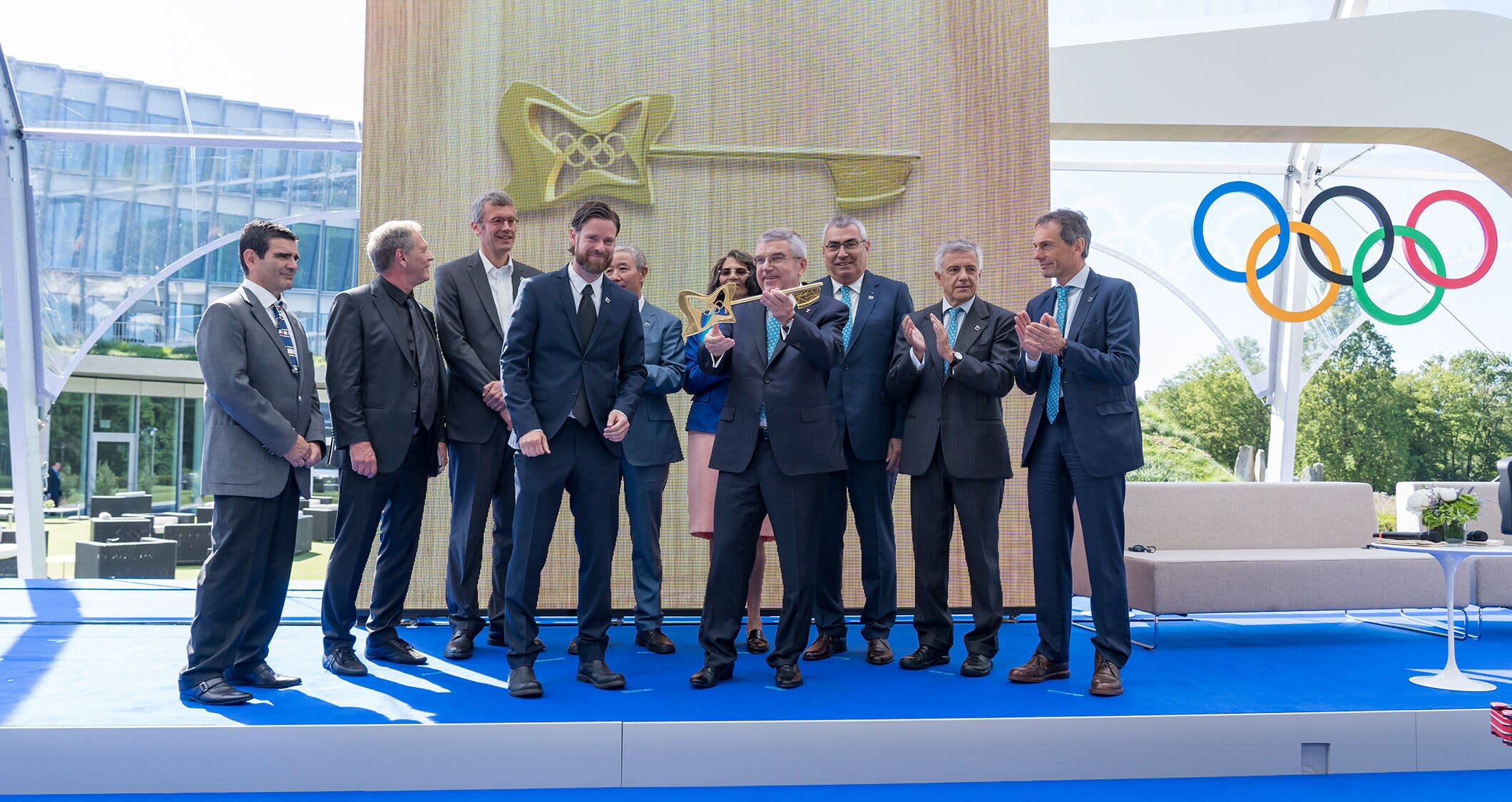 IOC officially inaugurates Olympic House and celebrates 125th ...