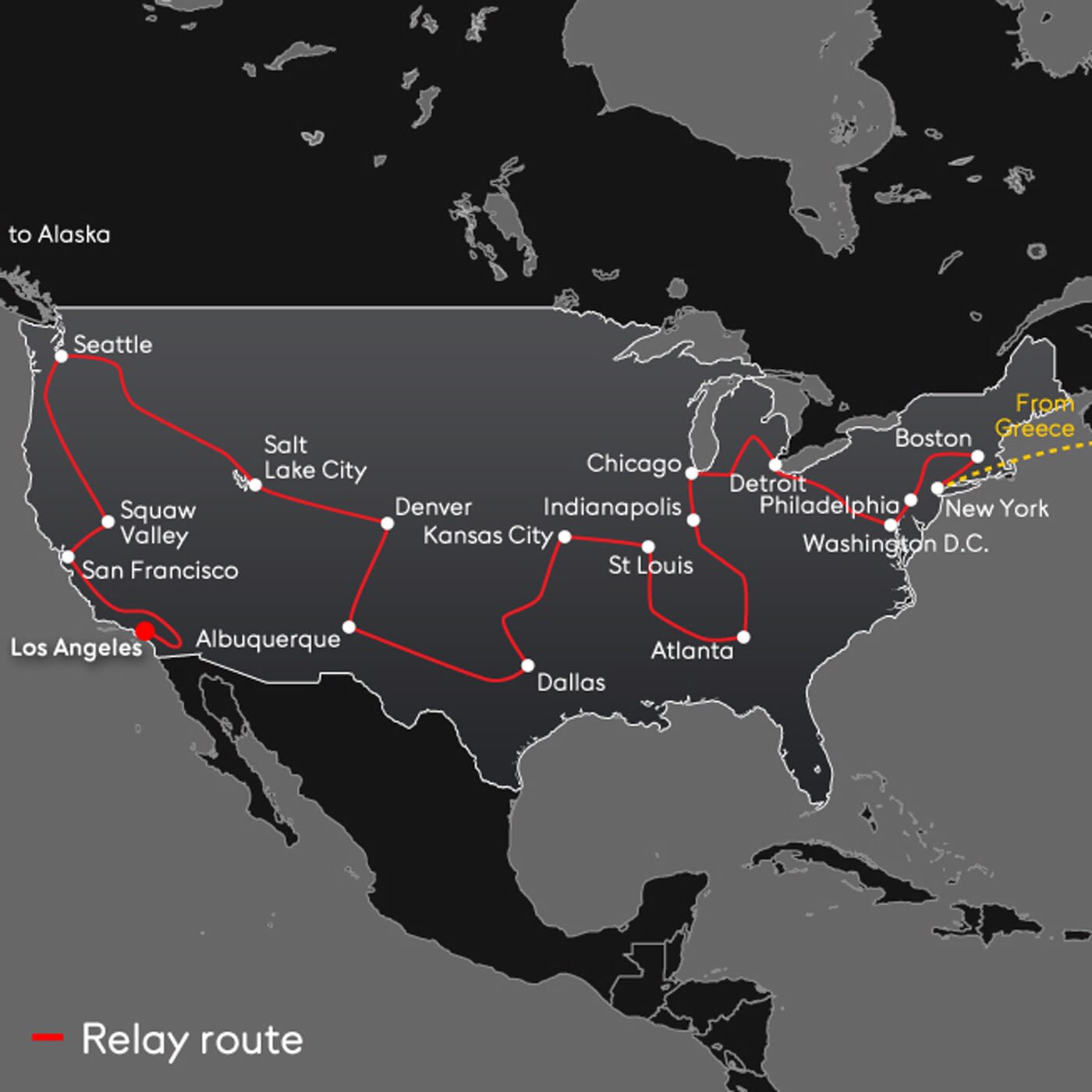 Los Angeles 1984 Olympic Torch Relay - Highlights