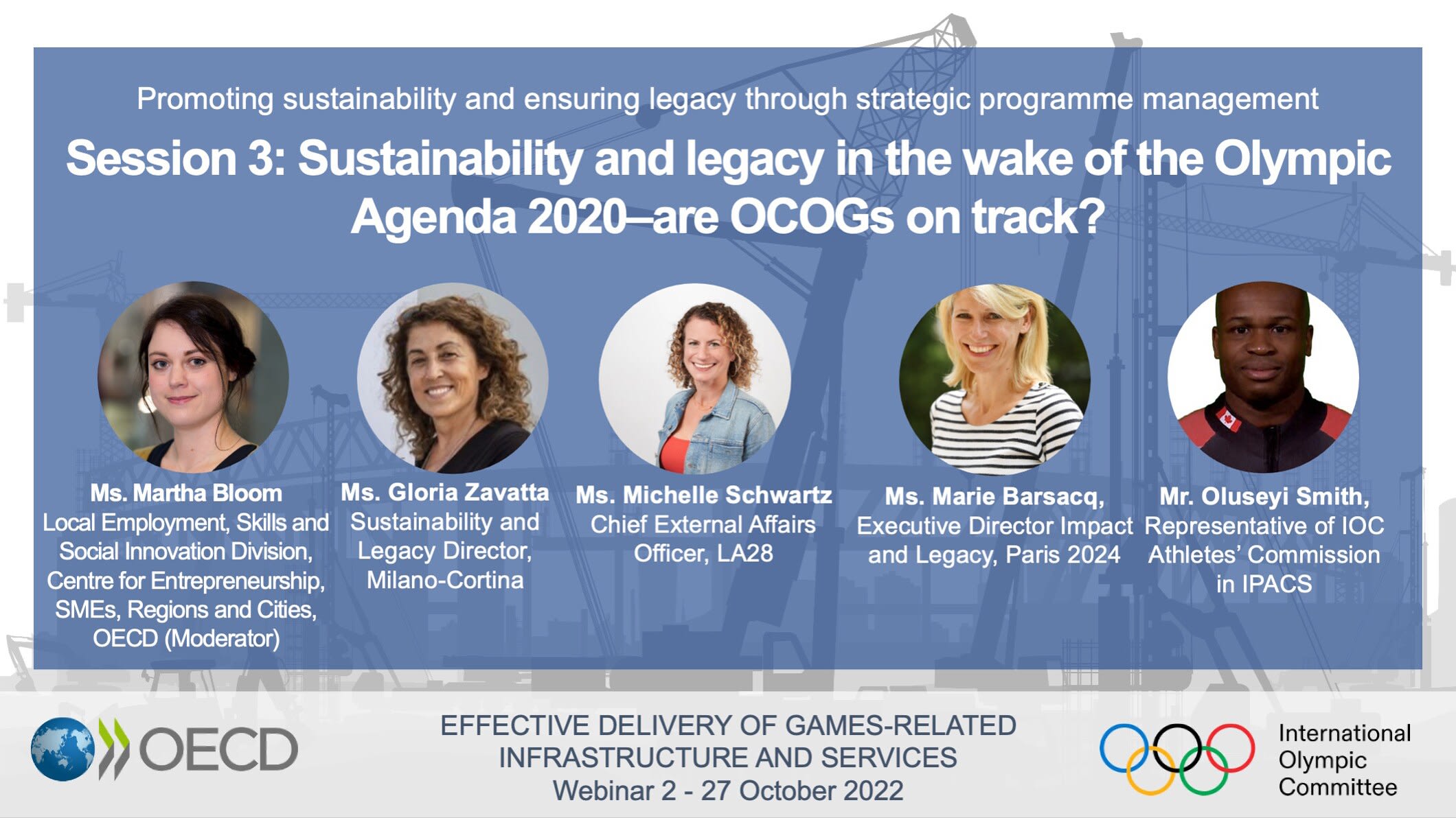 IOC-OECD international workshops on Games related procurement held successfully