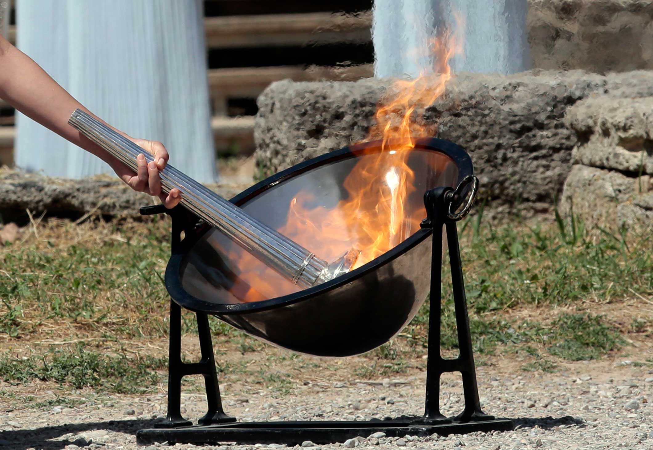 The History of the Olympic Flame - Olympic News