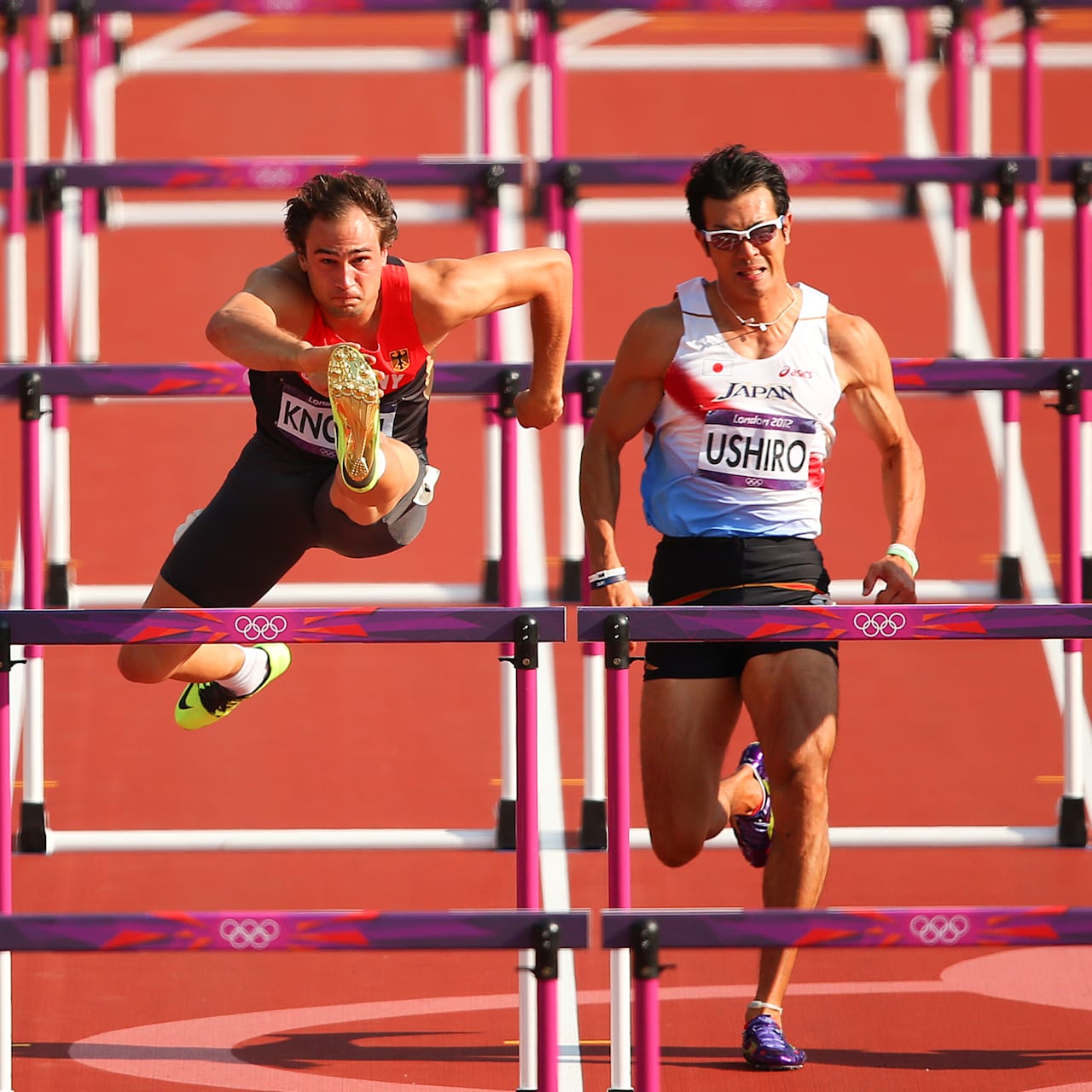 Track And Field Hurdles Olympics
