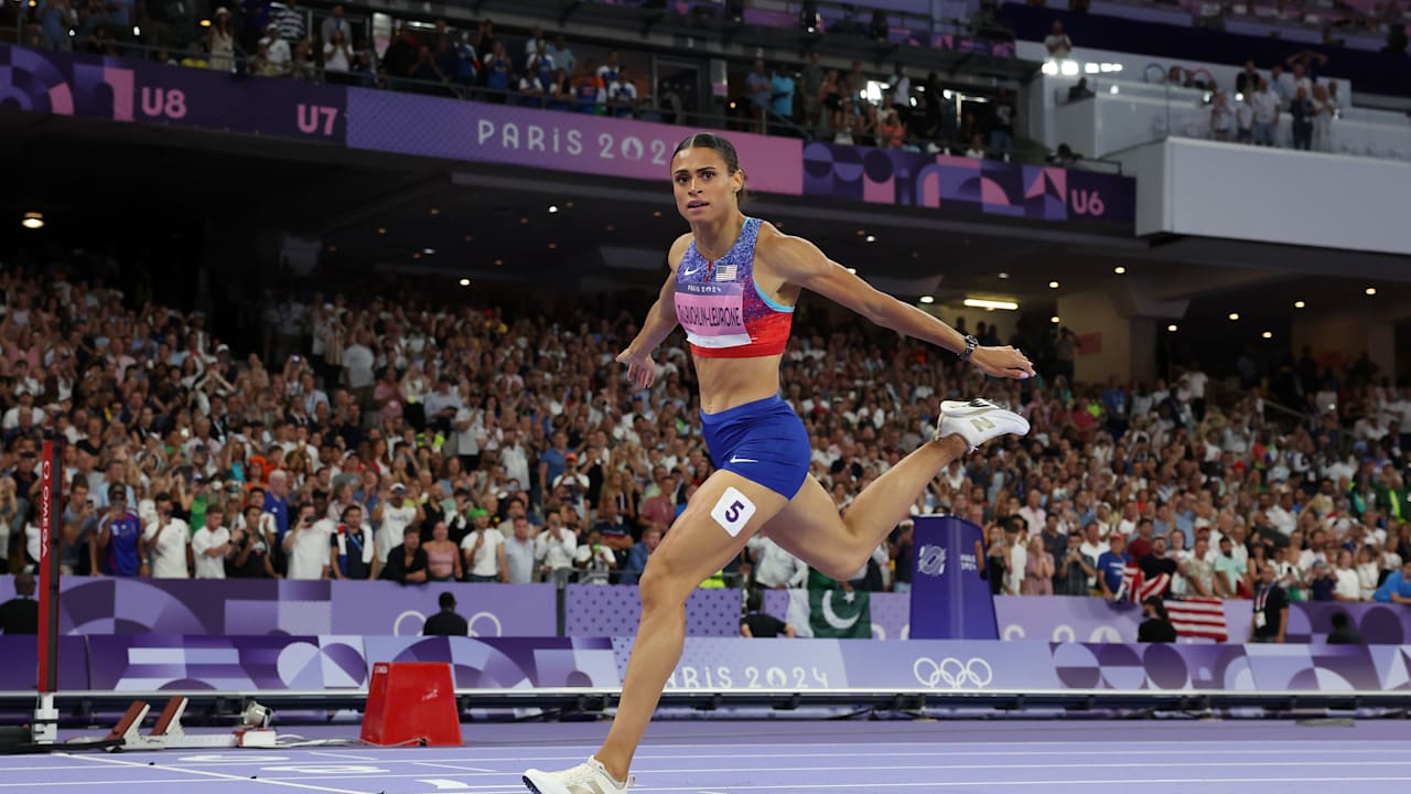 Sydney McLaughlin-Levrone on breaking world record to win Paris 2024 gold