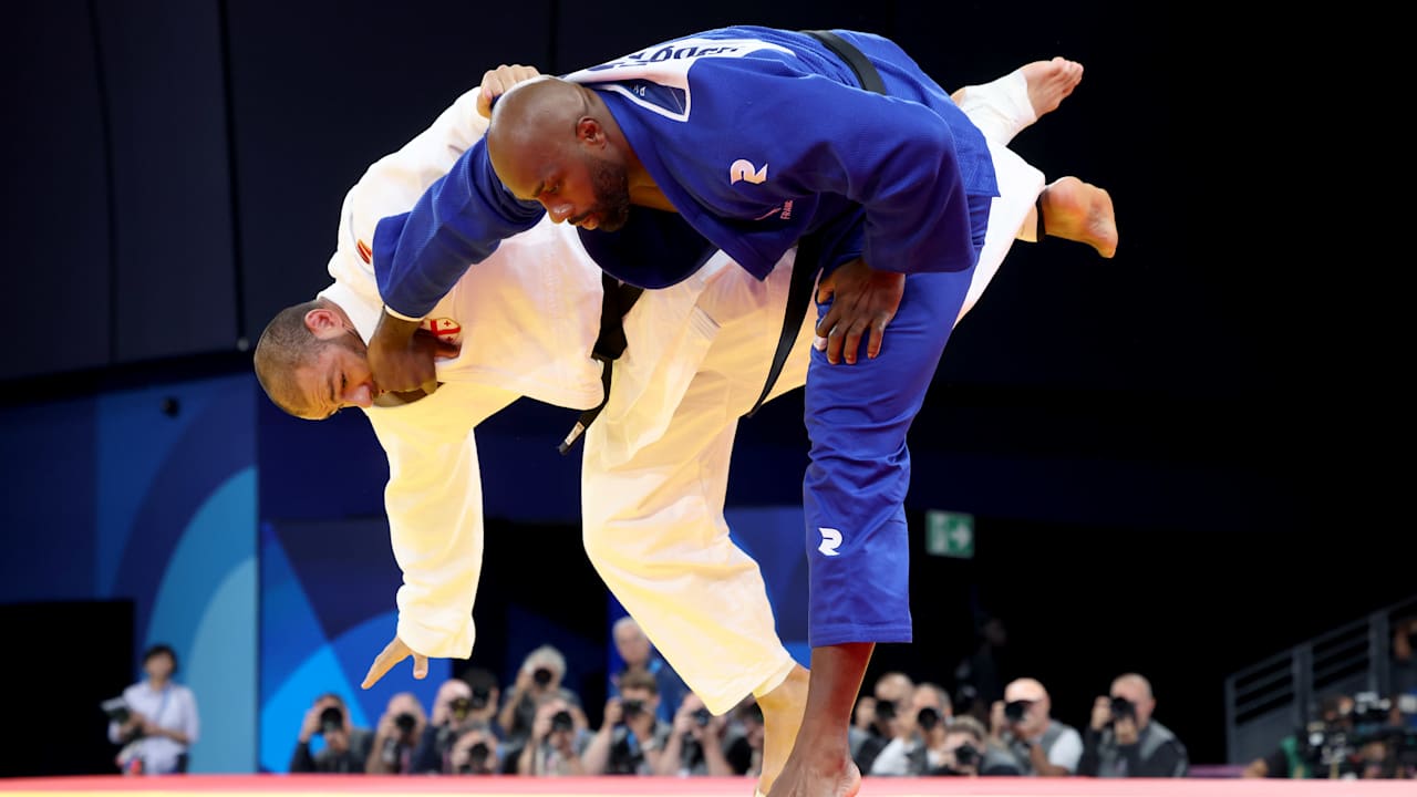 Matte 2: Herren +100kg Viertelfinale | Judo | Olympische Spiele Paris 2024