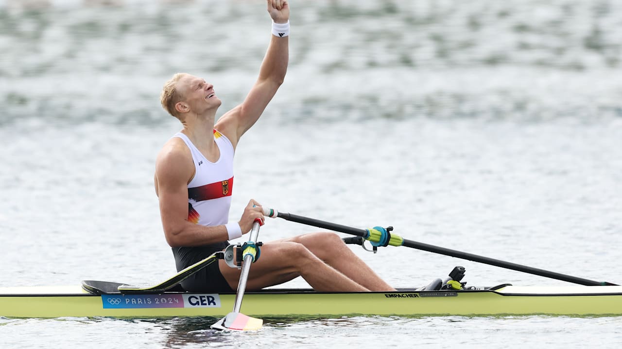 Одиночки, финал (м) | Академическая гребля | Олимпиада в Париже-2024