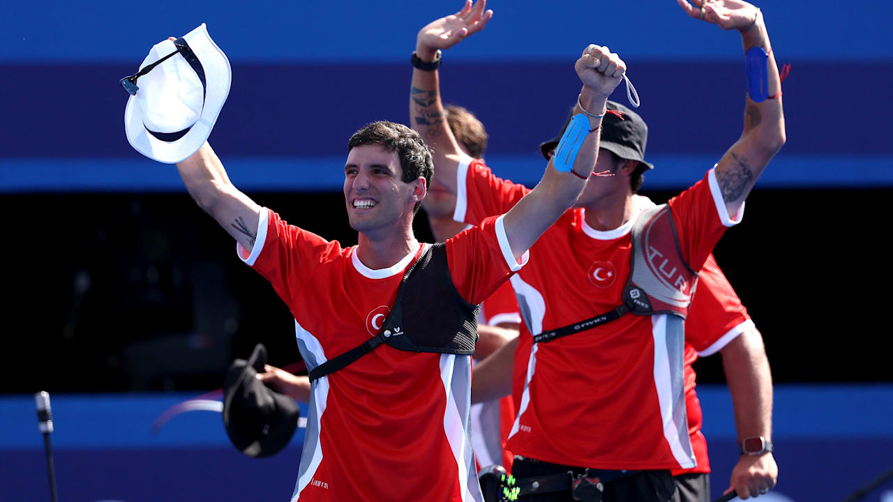Men's Team Semifinal TUR - FRA | Archery | Olympic Games Paris 2024
