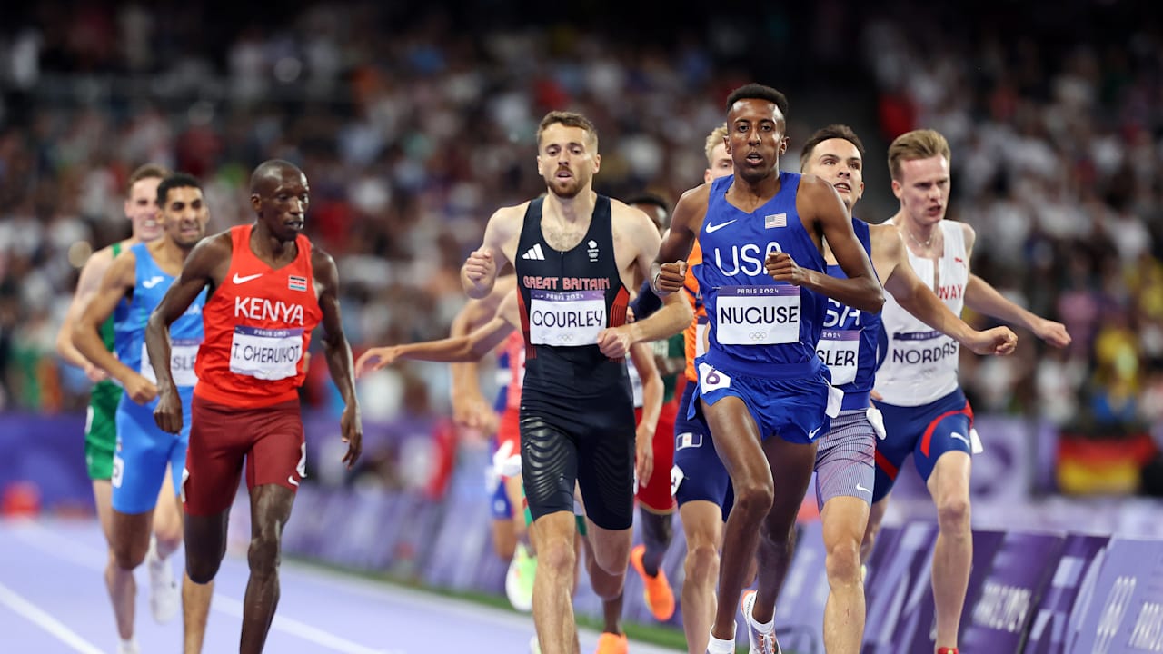 Athletics | M 1500m Semifinal | Yared Nuguse & Hobbs Kessler Paris 2024 ...