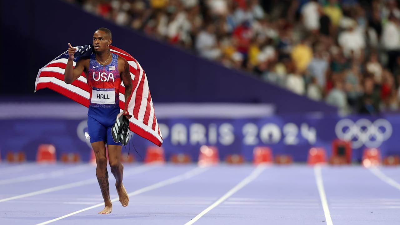 Athletics | M 400m Final | Quincy Hall Paris 2024 Highlights