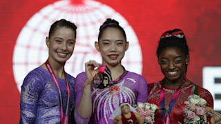 Simone Biles wins balance beam bronze at the 2018 Worlds