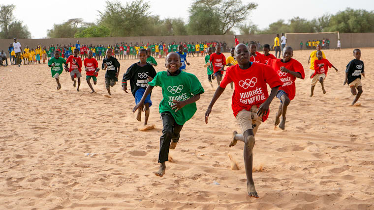 Olympic Day - Celebrate Getting Active and Living the Olympic Values.