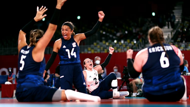 Sitting Volleyball photos - Day 12