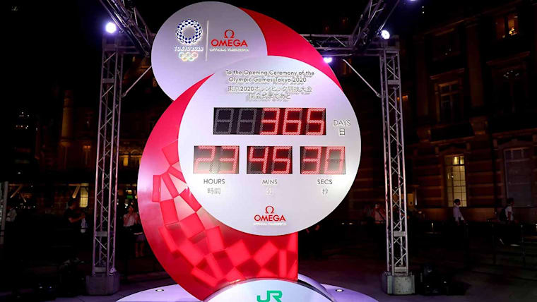 OMEGA Countdown clock