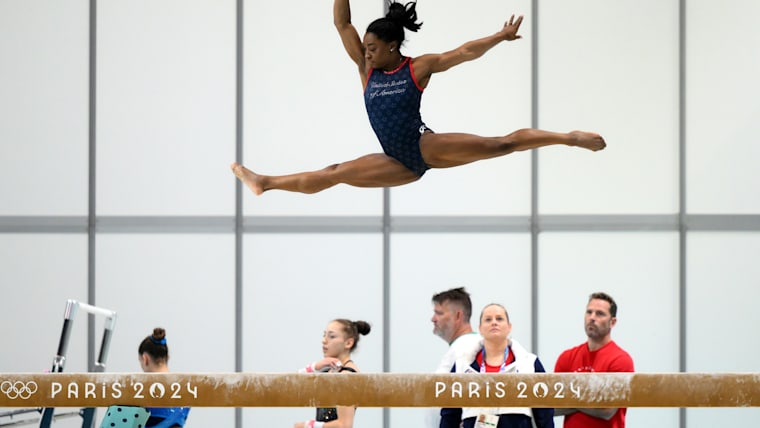 Athletes take part in training sessions ahead of Paris 2024