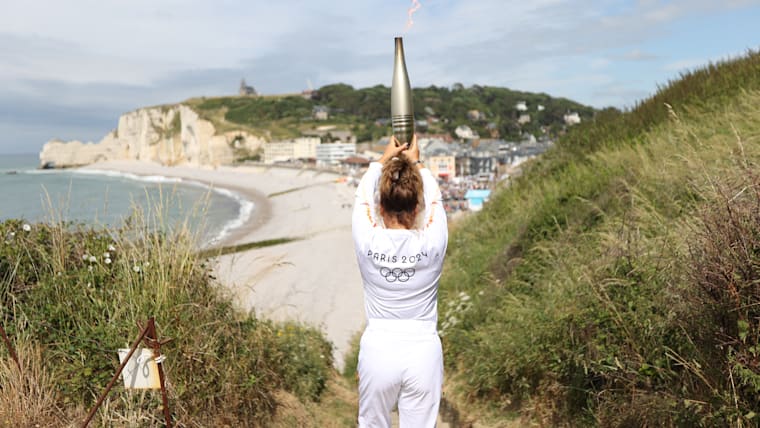 When the Olympic Torch Relay makes the link between Sport and French ...