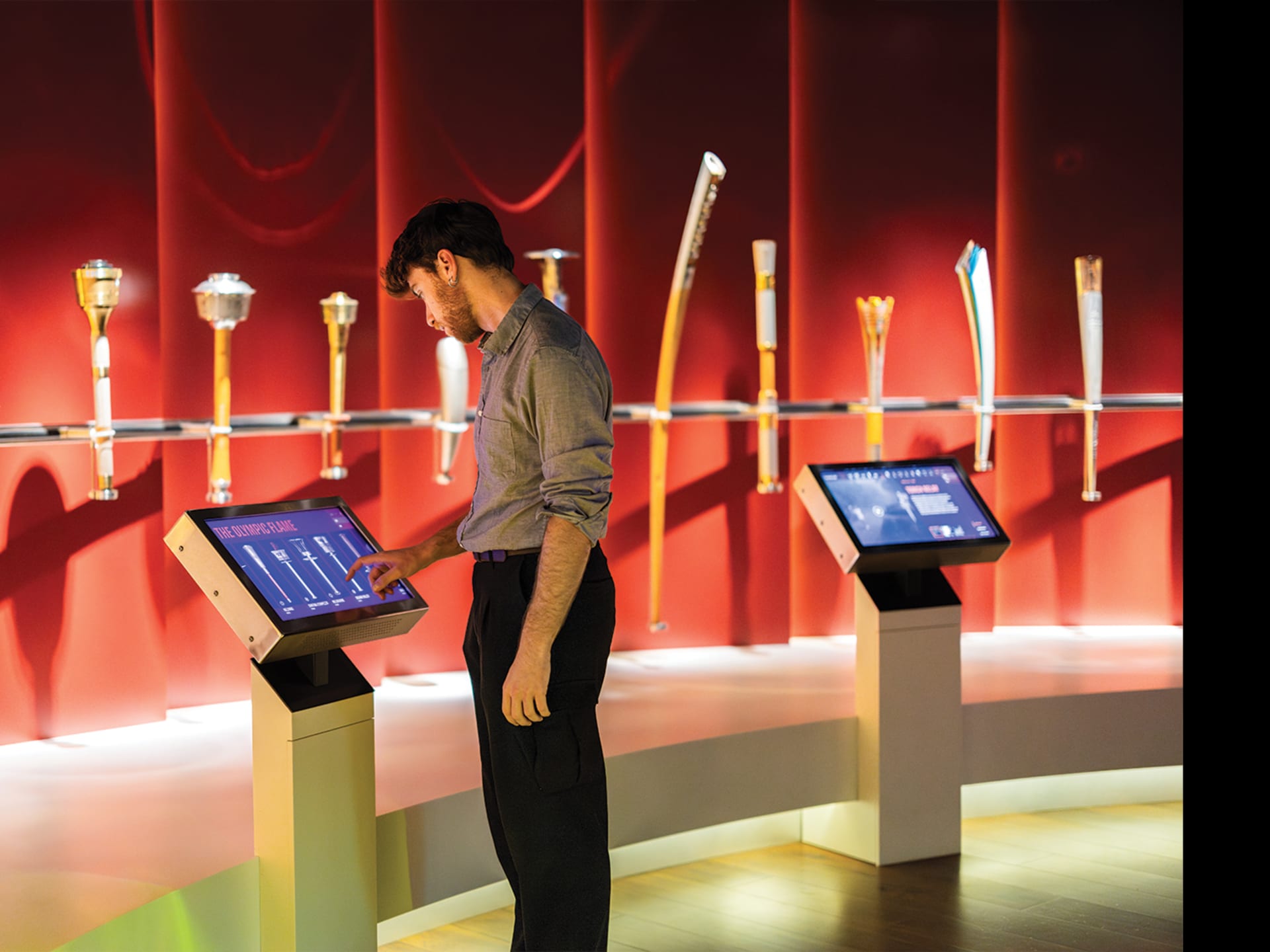 Olympic Museum - Museum interactives library