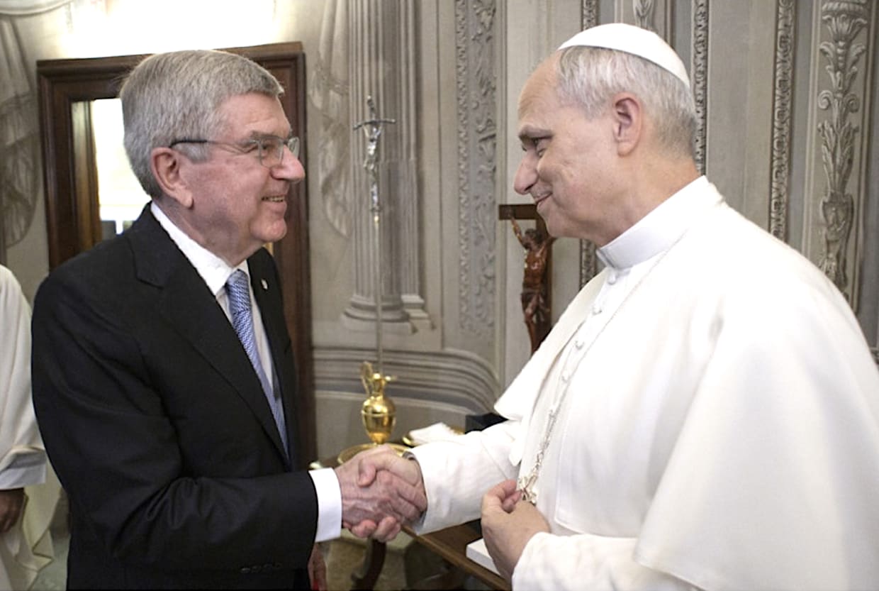 IOC President and new Pope meet in person in Rome