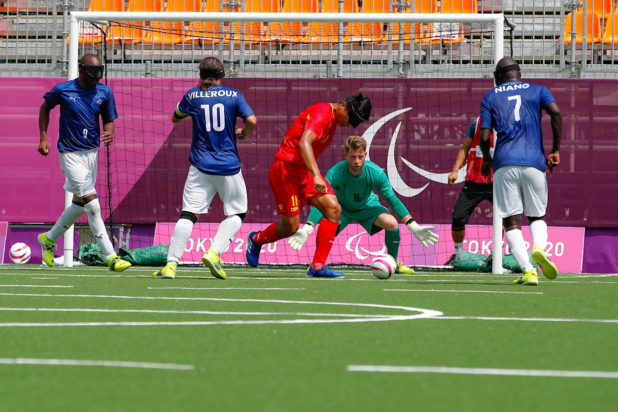 Blind football is an emblematic discipline of the Paralympic Games.