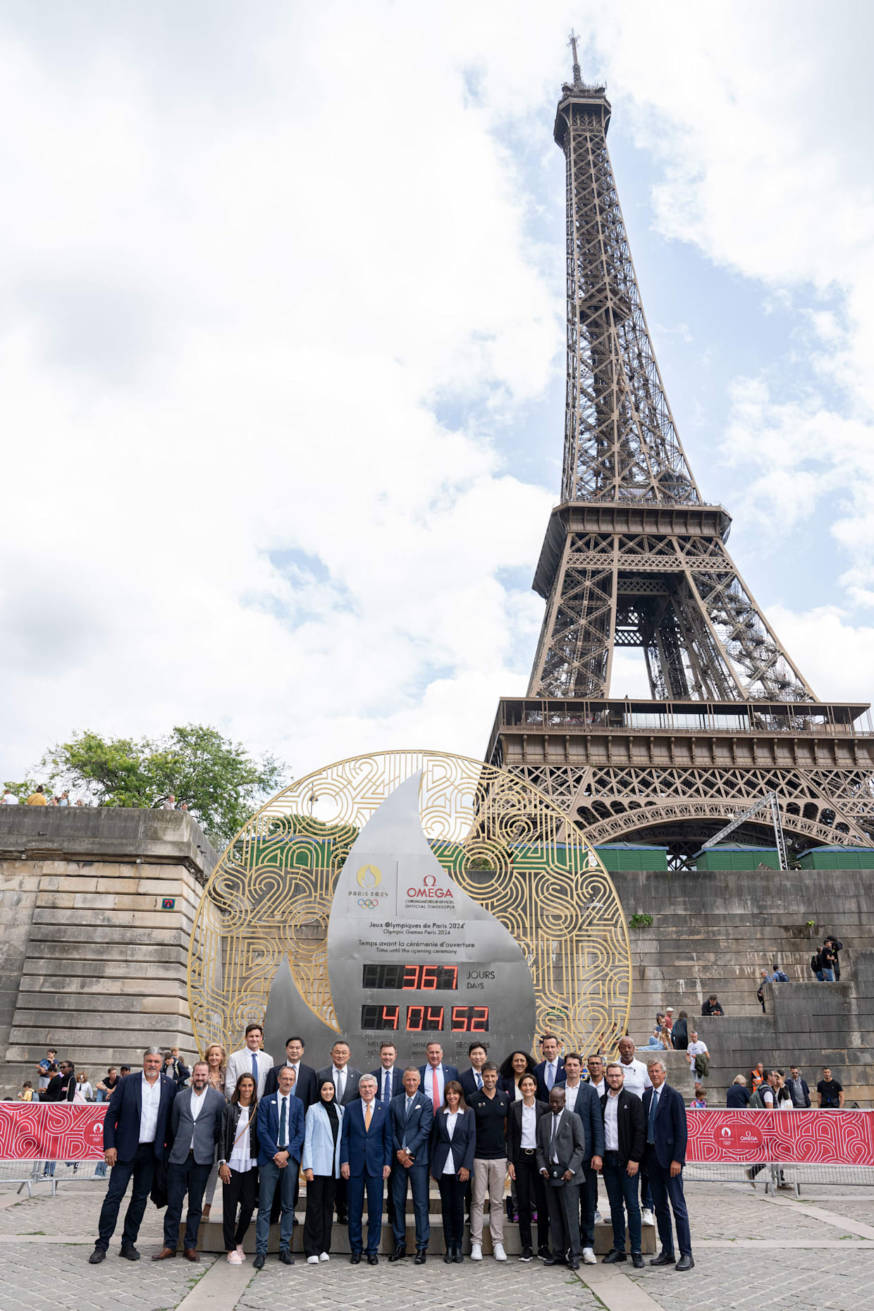 OMEGA unveils countdown clock to mark one year to go to Paris 2024