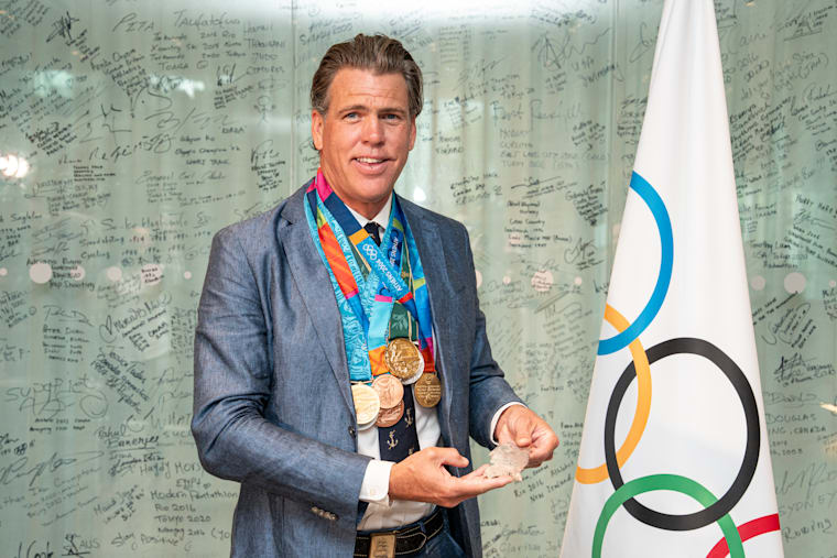 Swimming legend Gary Hall Jr receives 10 replacement Olympic medals ...