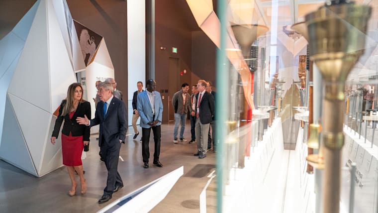 IOC President praises work of USOPC during visit to Colorado Springs