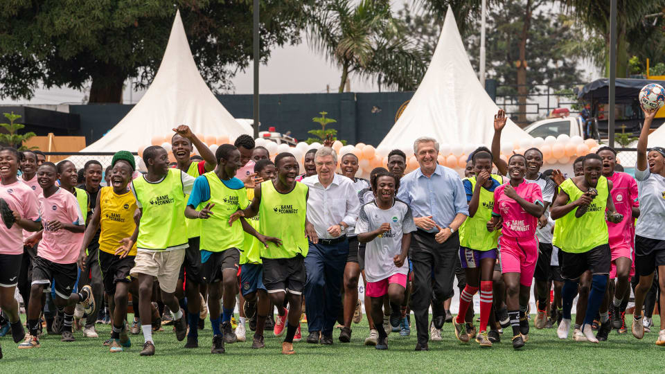 IOC President Thomas Bach visits Uganda