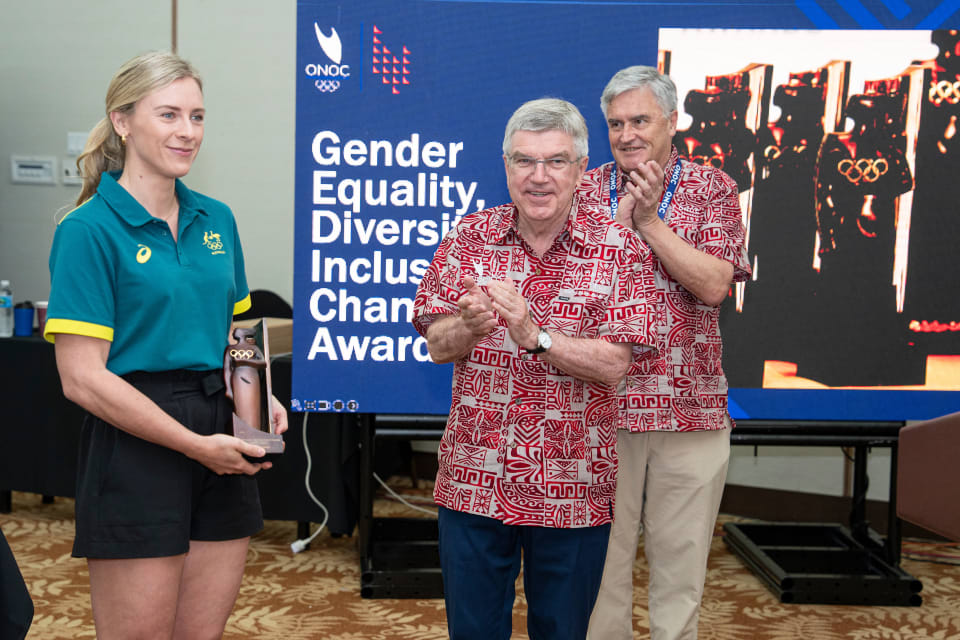 NOCs of Oceania honour IOC President Thomas Bach during emotional ...