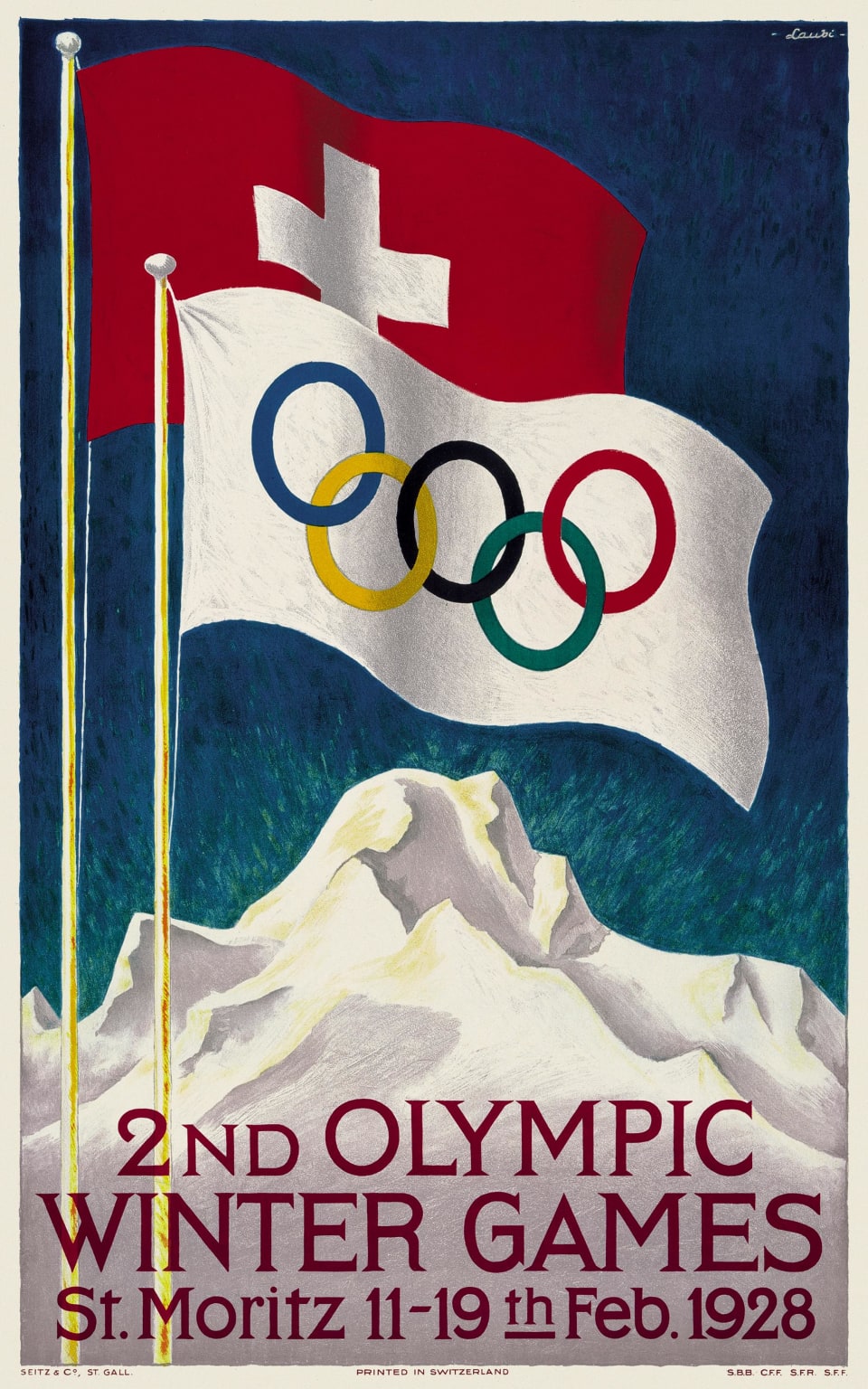 Olympic rings for the Olympic poster