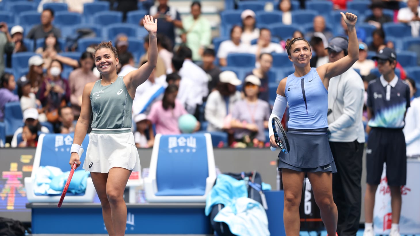 Jasmine Paolini e Sara Errani, ritiro a Wuhan: le italiane non giocano ...