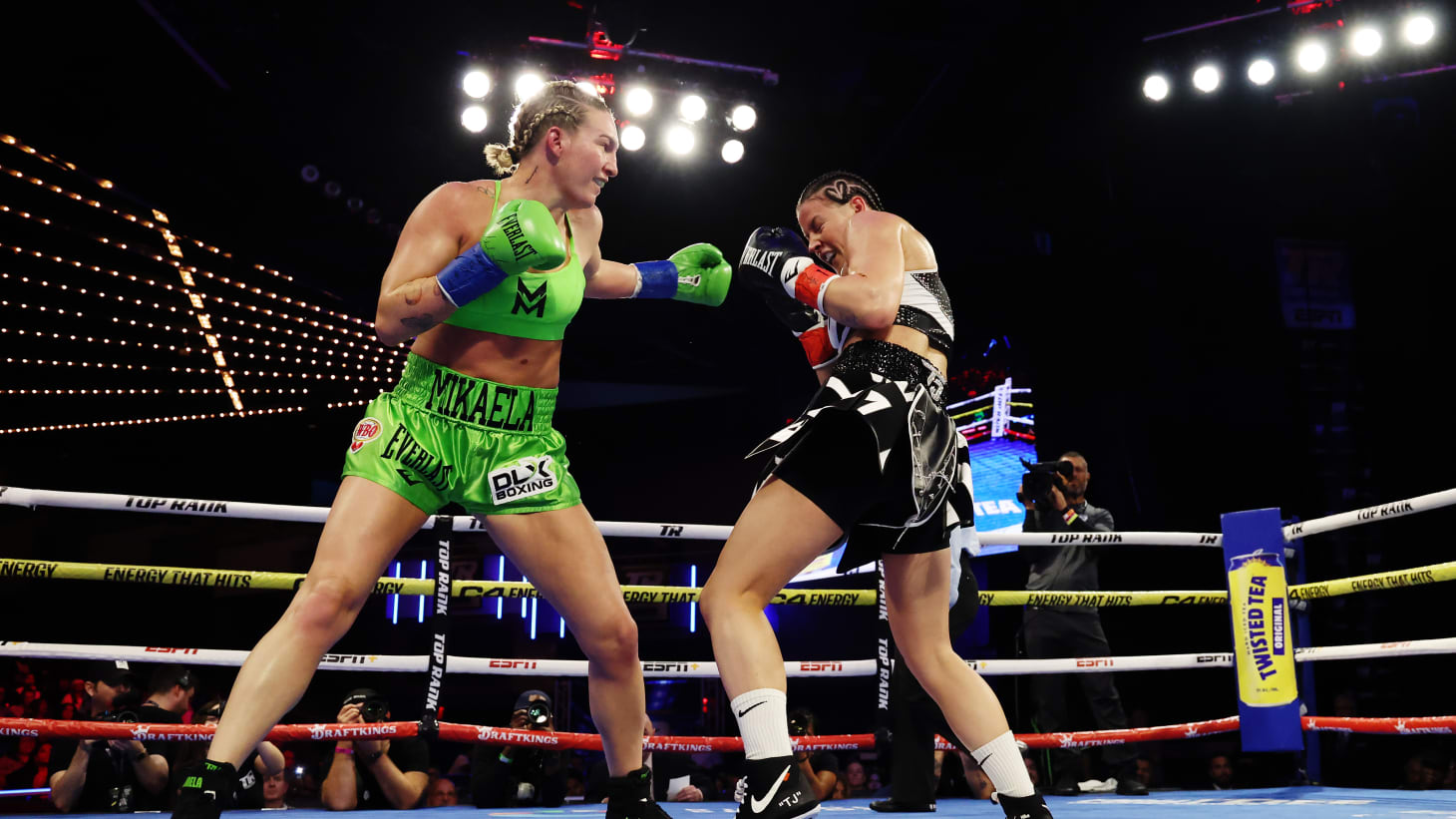 Mikaela Mayer becomes three-division world champion boxer with win over ...