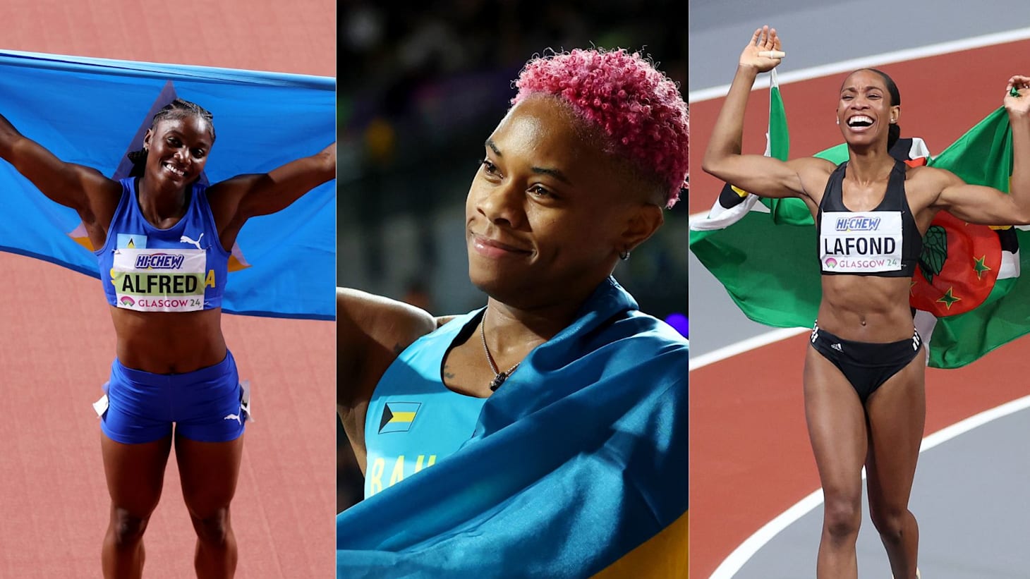 Caribbean queens Devynne Charlton, Julien Alfred and Thea LaFond making ...