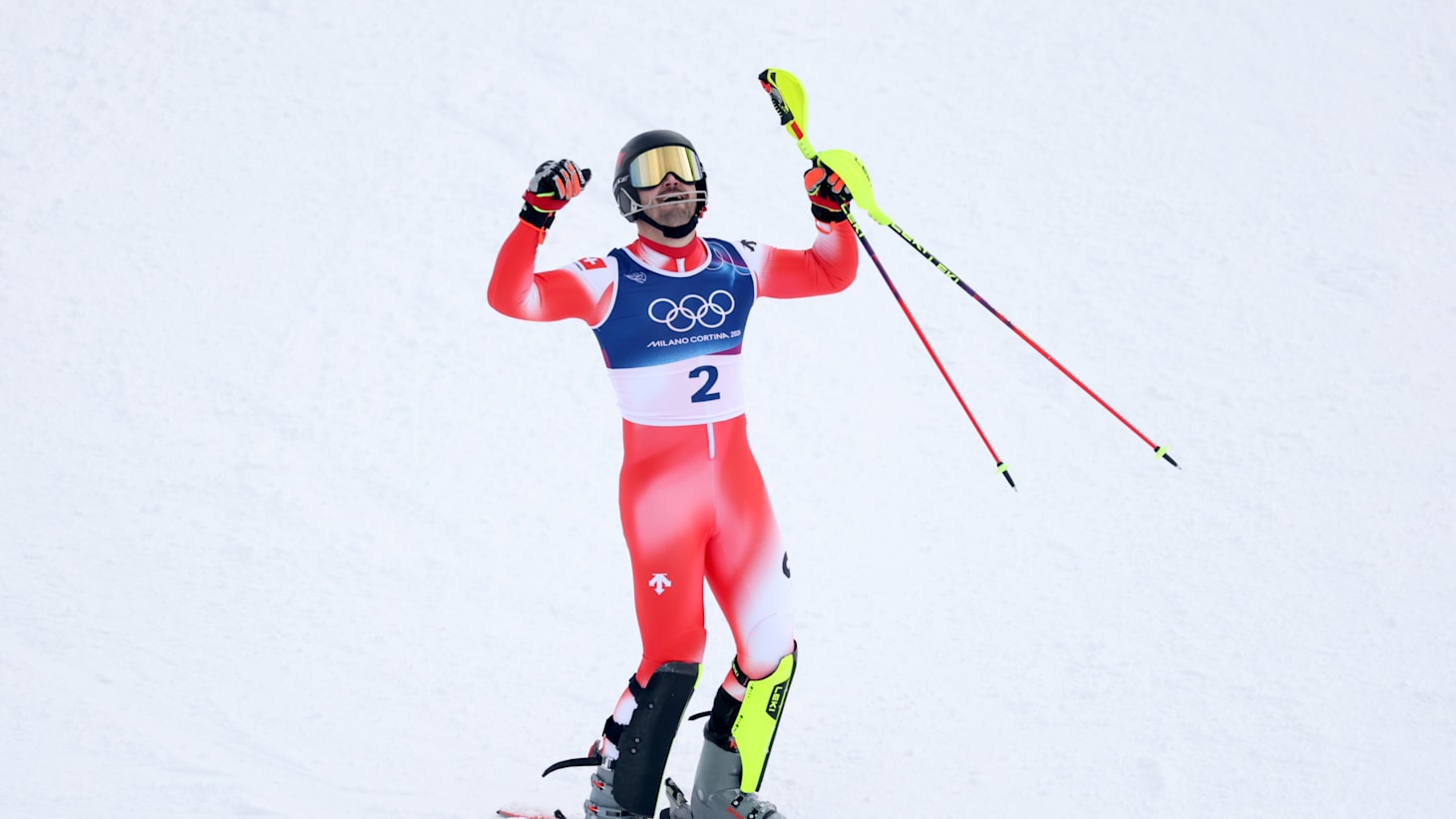Winter Olympics 2026: Loïc Meillard wins thrilling Alpine skiing men’s ...