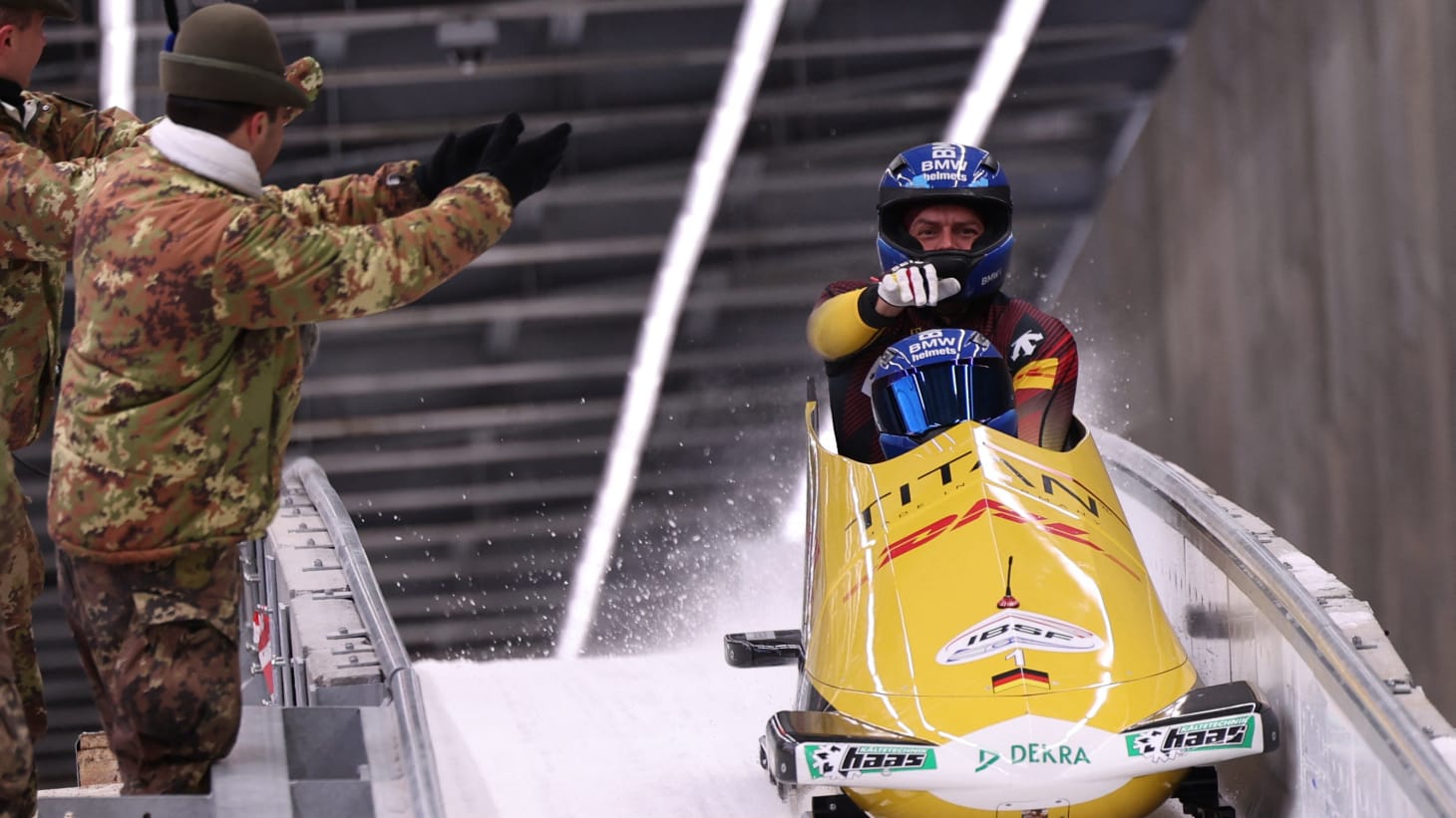 IBSF Bobsleigh World Cup 2025–26: Johannes Lochner/Georg Fleischhauer ...
