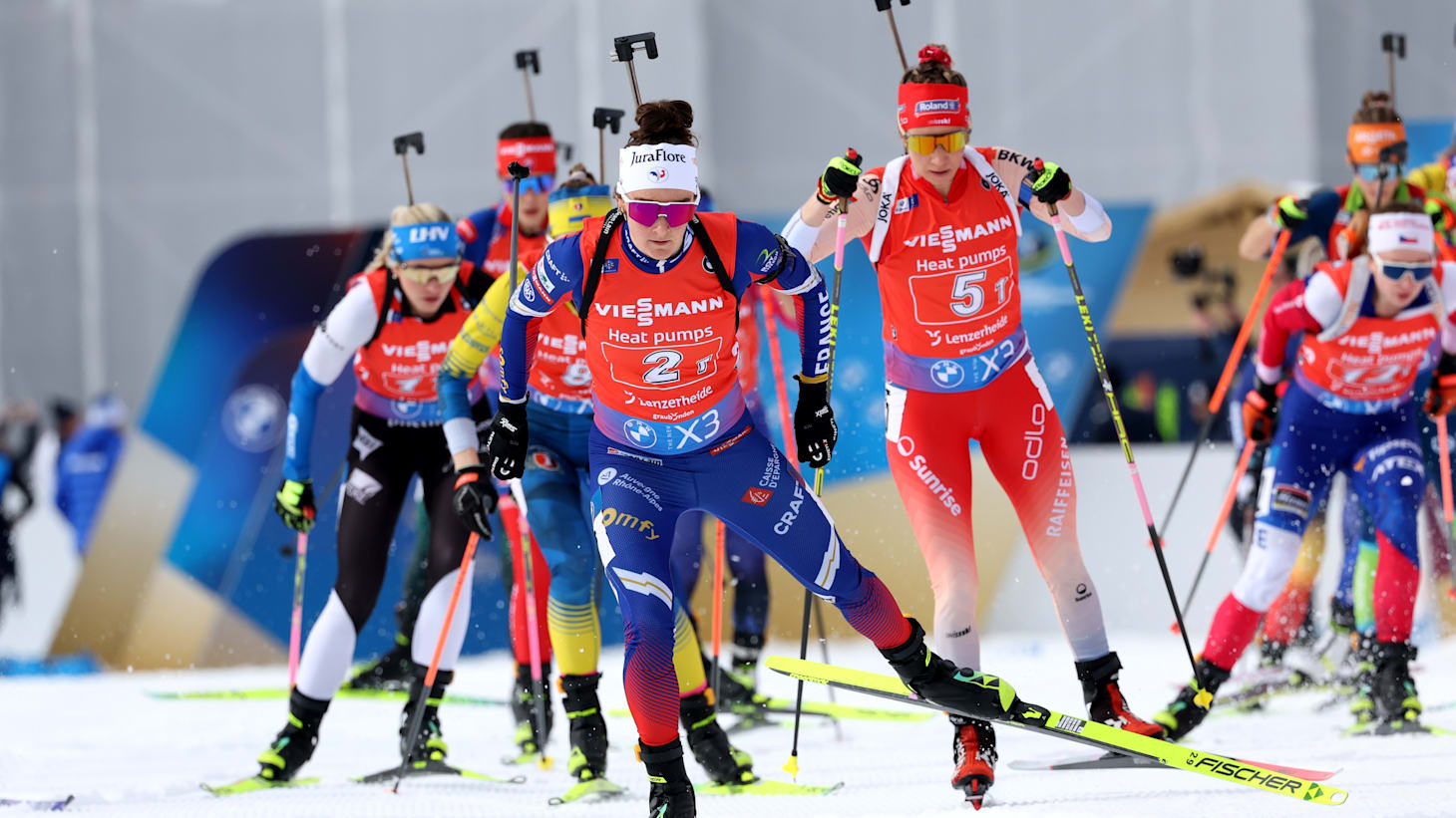 France, Norway dominate relays at IBU Biathlon World Championships 2025