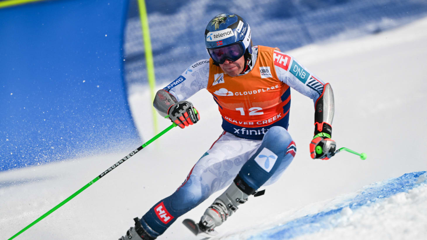Timon Haugan wins fifth career slalom to deny Loïc Meillard double in ...