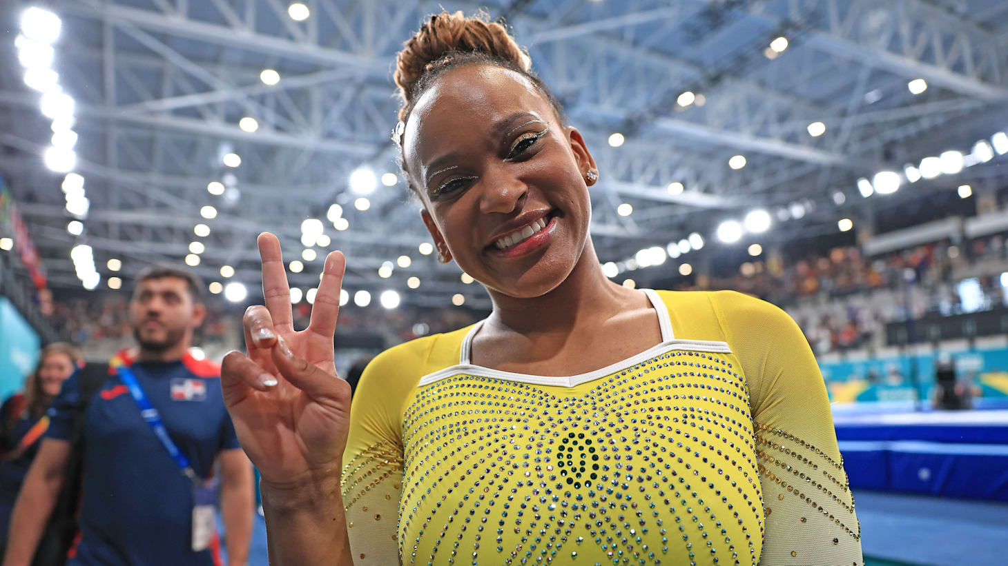 2024 Brazil Trophy - Olympic gymnastics champion Rebeca Andrade gets ...