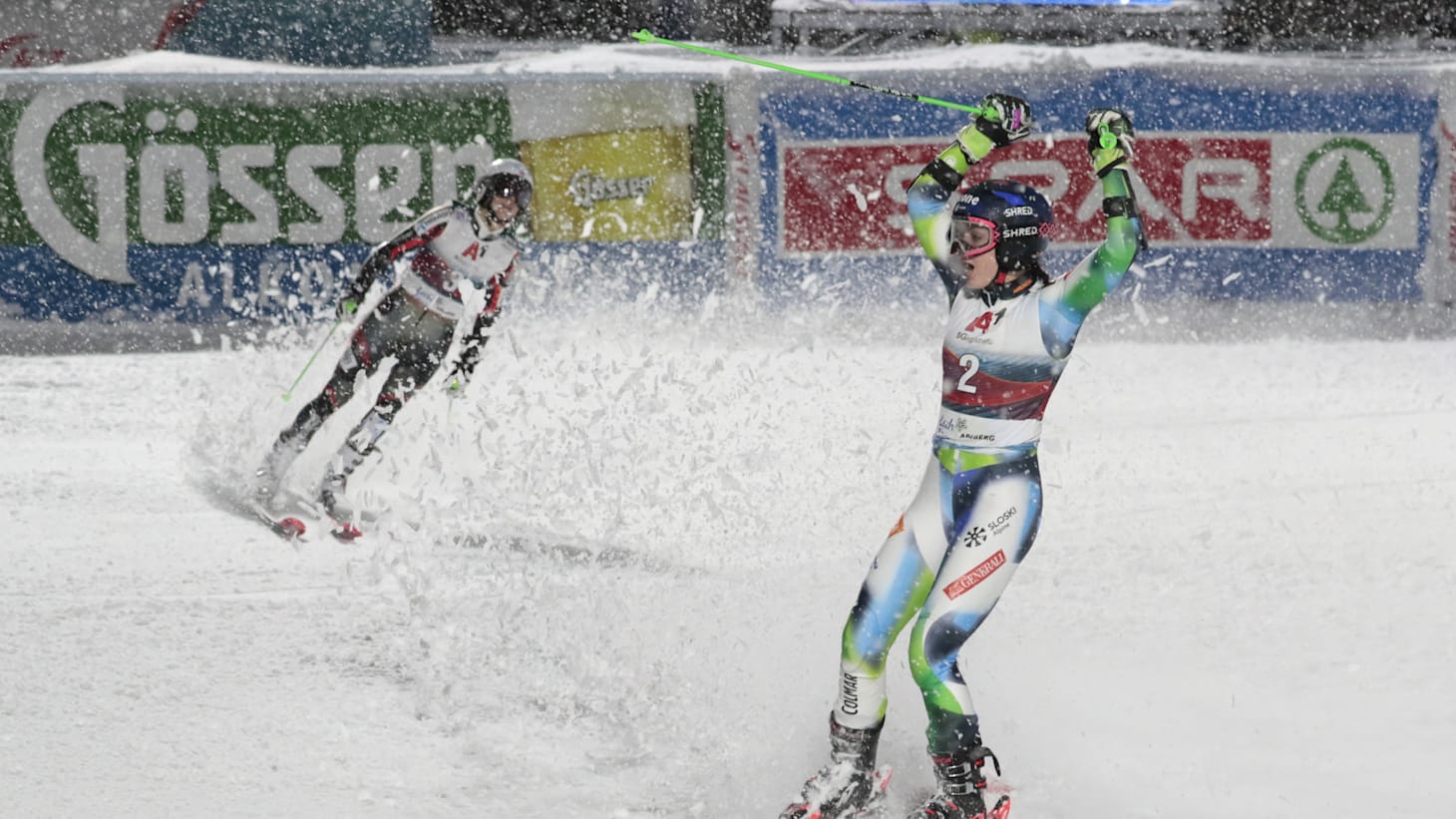 Andreja Slokar wins first World Cup race in Lech/Zuers parallel