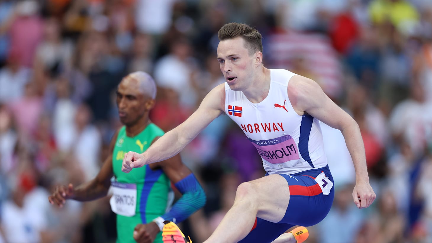 Paris 2024 athletics: Karsten Warholm, Rai Benjamin ease their way into ...