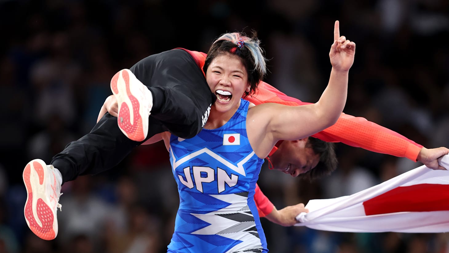 Paris 2024 wrestling: Kagami Yuka of Japan wins women’s freestyle 76kg ...