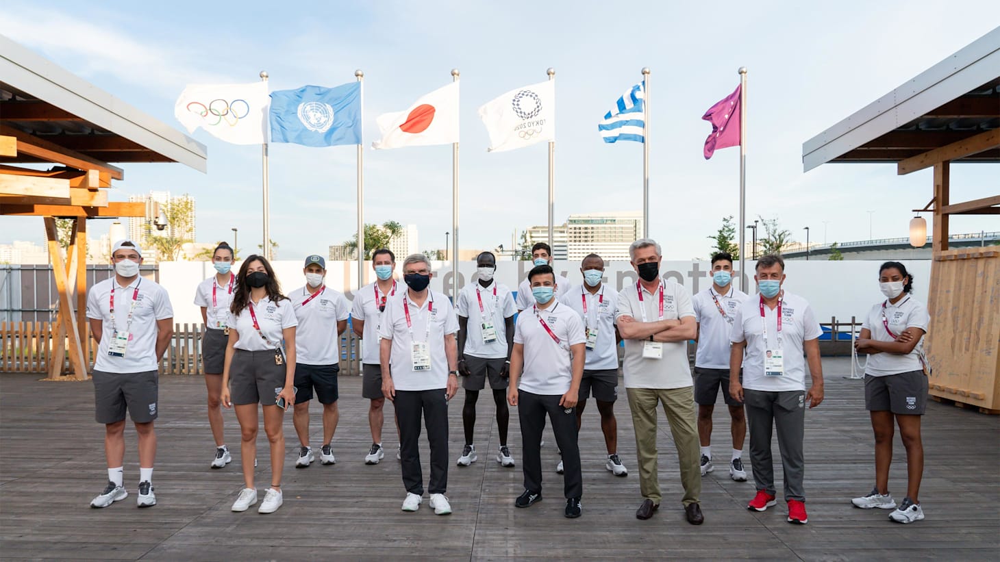 IOC President meets refugee athletes at the Olympic Village - Olympic News