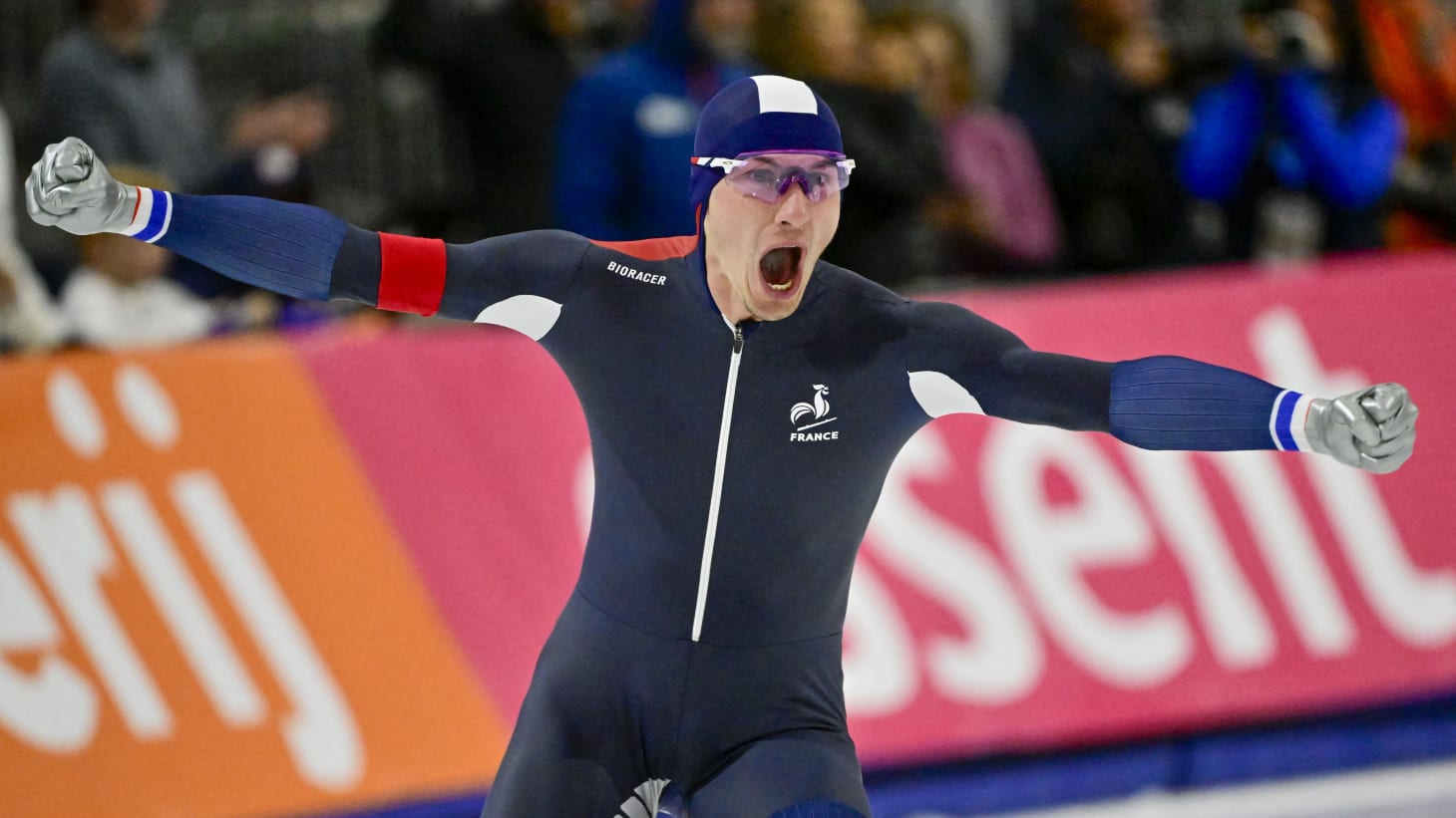 France’s Timothy Loubineaud smashes the men’s 5000m world record at the ...