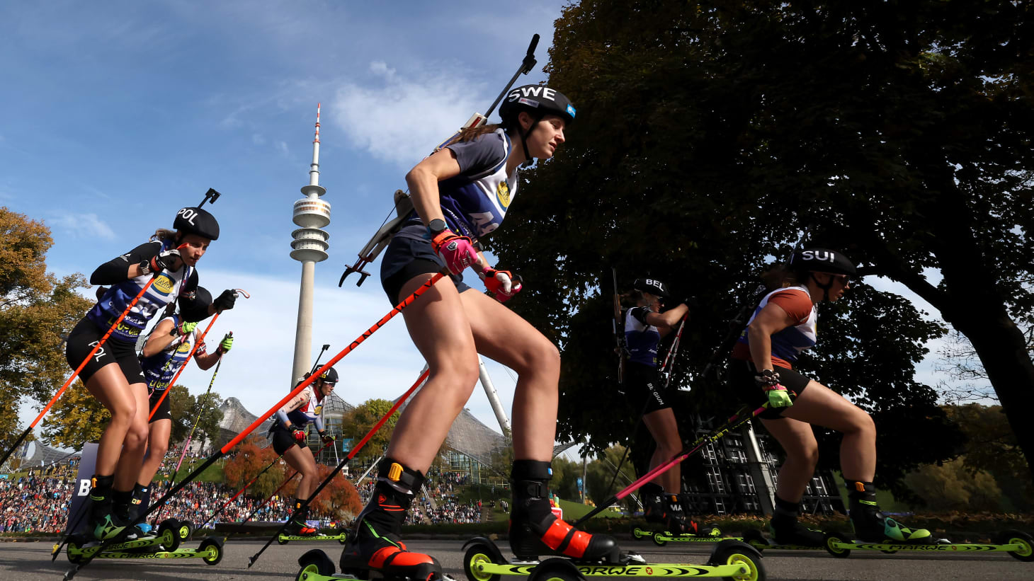Biathlon: Éric Perrot and Lisa Vittozzi win the roller-ski event in the ...
