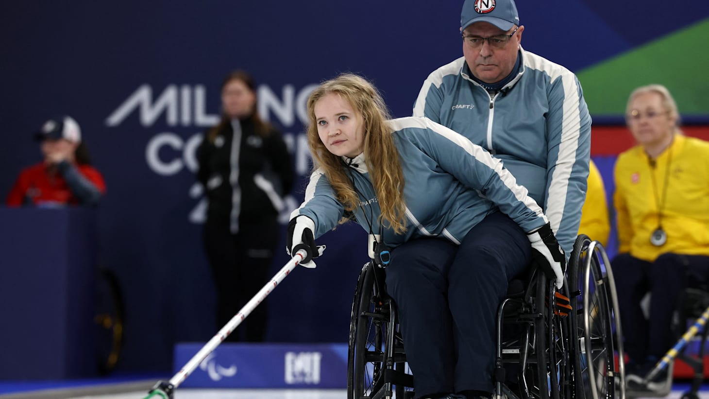 Winter Paralympics 2026: Mia Larsen Sveberg balancing curling stones ...