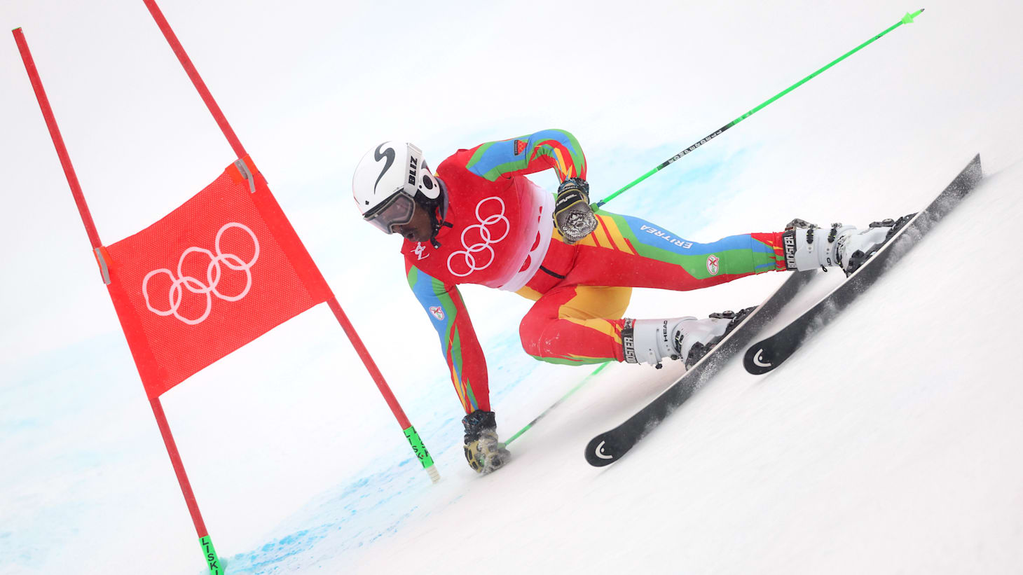 Eritrean trailblazer Shannon-Ogbnai Abeda’s final Olympic slalom